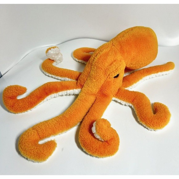 FAO Schwarz | Toys | Fao Schwarz Orange Octopus Squid 8 Plush Stuffed ...